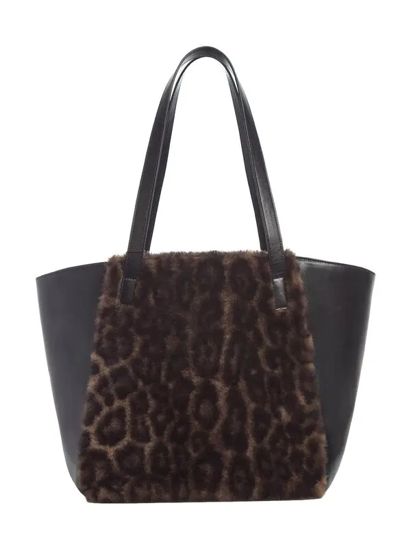 Apparis Rana Tote - Noir/dark Leopard