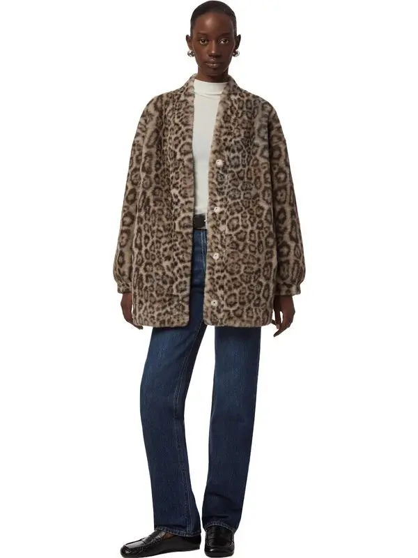 Apparis Jane Leopard Coatigan - Light Leopard