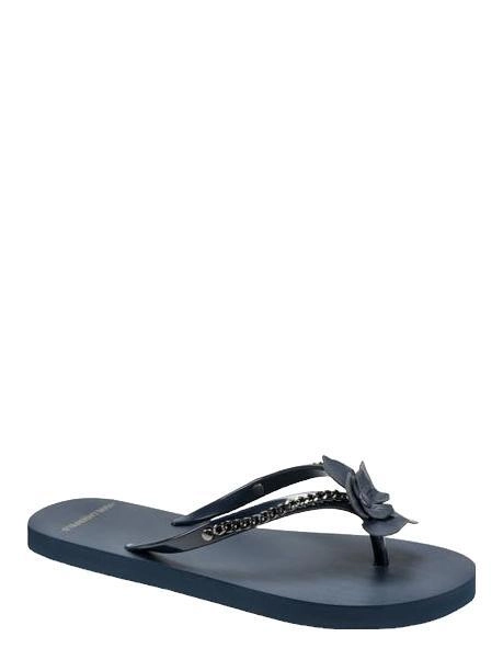 Karl Lagerfeld Paris Zemira Flower Flip Flop - New Navy