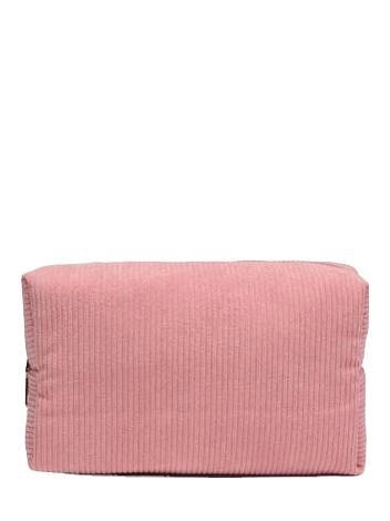 URBAN ESSENTIALS Corduroy Cosmetic & Travel Organizer Pouch - Blush