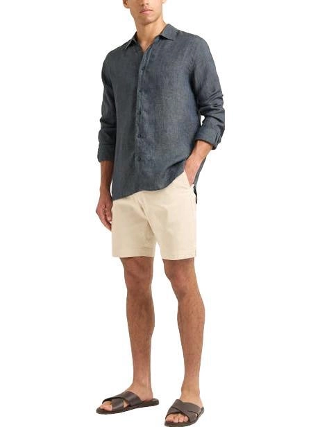 Orlebar Brown Dane Tailored Fit Stretch Cotton Shorts - Chai