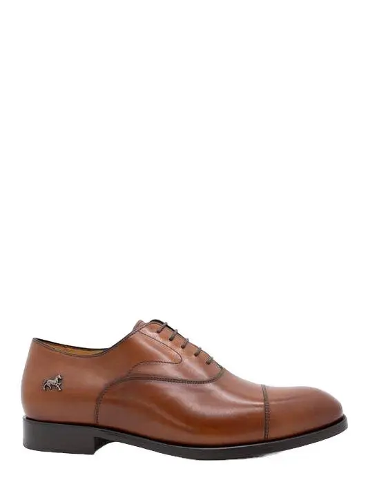 CAVALINHO Lusitano Leather Cap Toe Oxford Shoes - Brown