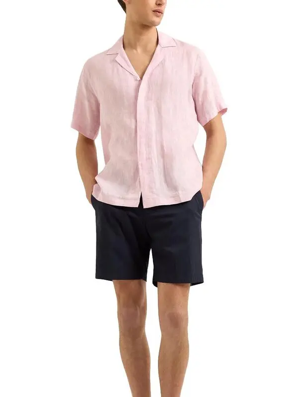 Orlebar Brown Norwich Seersucker Tailored-fit Shorts - Night Iris