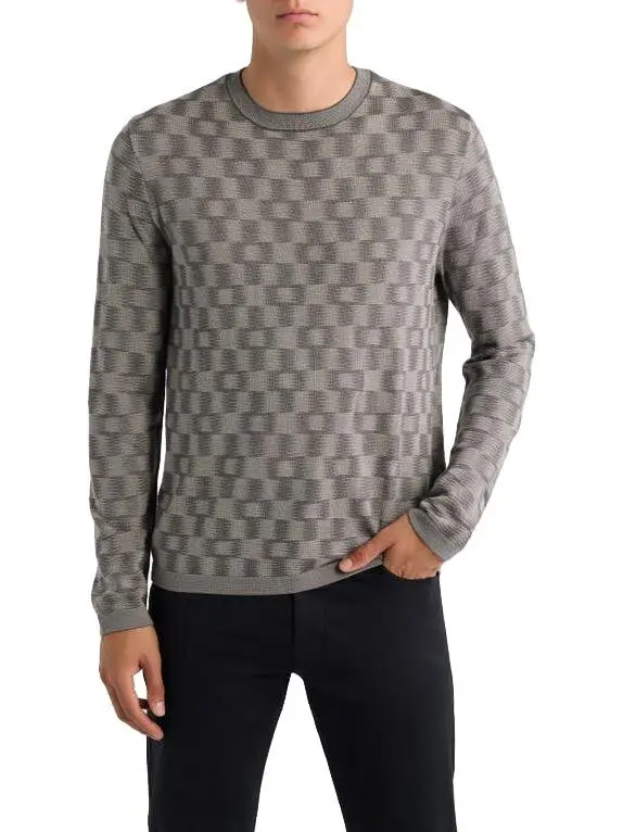 Emporio Armani Wool Crewneck Sweater - Grey