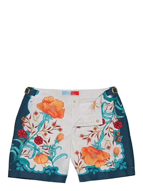 Orlebar Brown Bulldog Tailored Swim Shorts With Morpheus Print - Multicolour