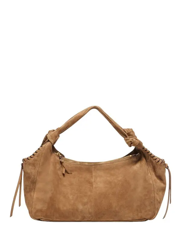 Dolce Vita Paola Suede Hobo - Dark Tan