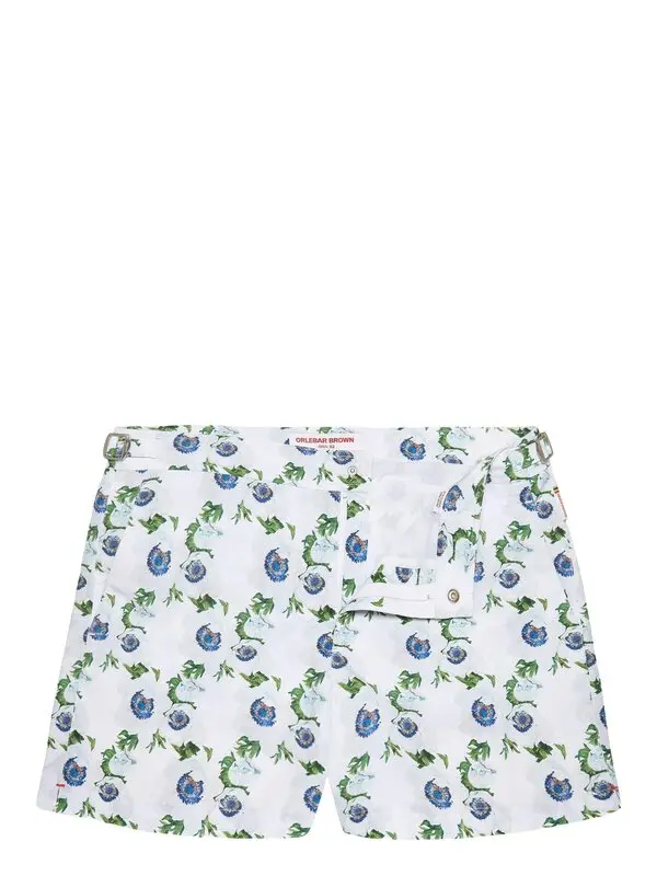 Orlebar Brown Setter Sarah Graham Coronaria Tailored-fit Swim Shorts - White Sand