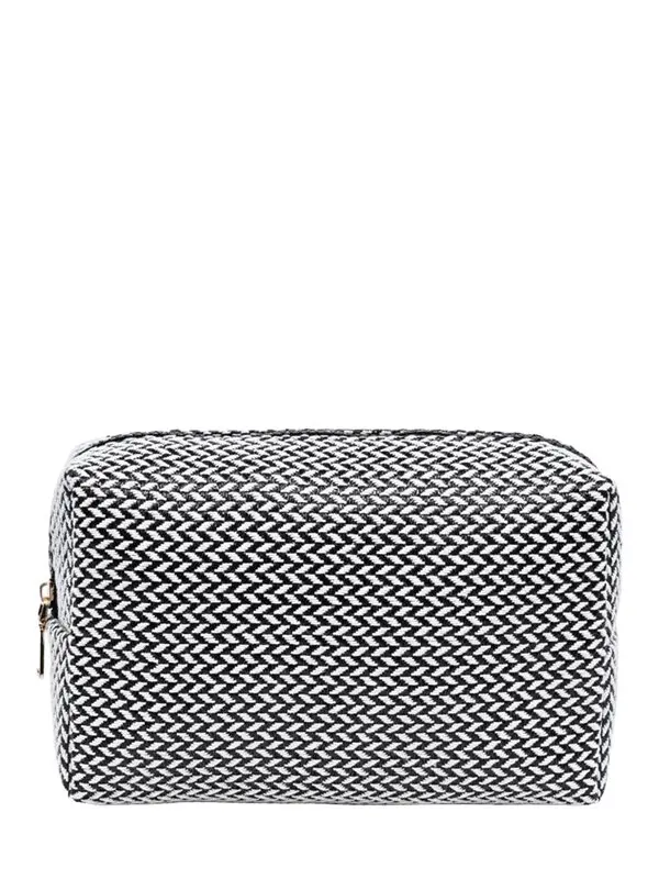 URBAN ESSENTIALS Switchback Cosmetic & Travel Organizer Pouch - Black