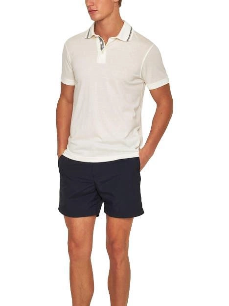 Orlebar Brown Dominic Tipping Polo Shirt - White Sand