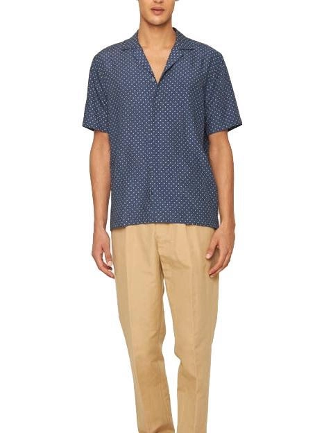 Orlebar Brown Maitan Relaxed-fit Shirt - Night Iris