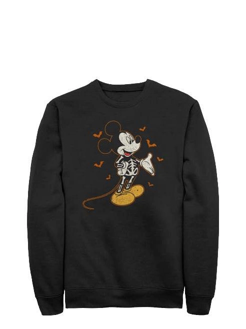 MICKEY & FRIENDS Halloween X-ray Costume Crewneck Sweatshirt - Black