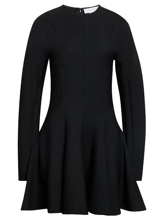 Stella McCartney Long Sleeve Stretch Minidress - Black