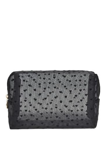 URBAN ESSENTIALS See Through You Cosmetic & Travel Organizer Pouch - Black