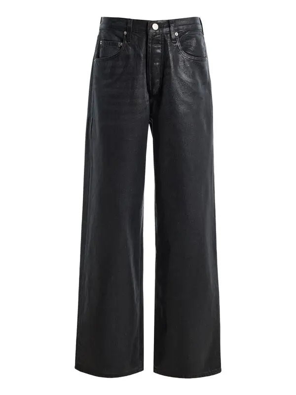 Dala Isle Coated Jeans - Black