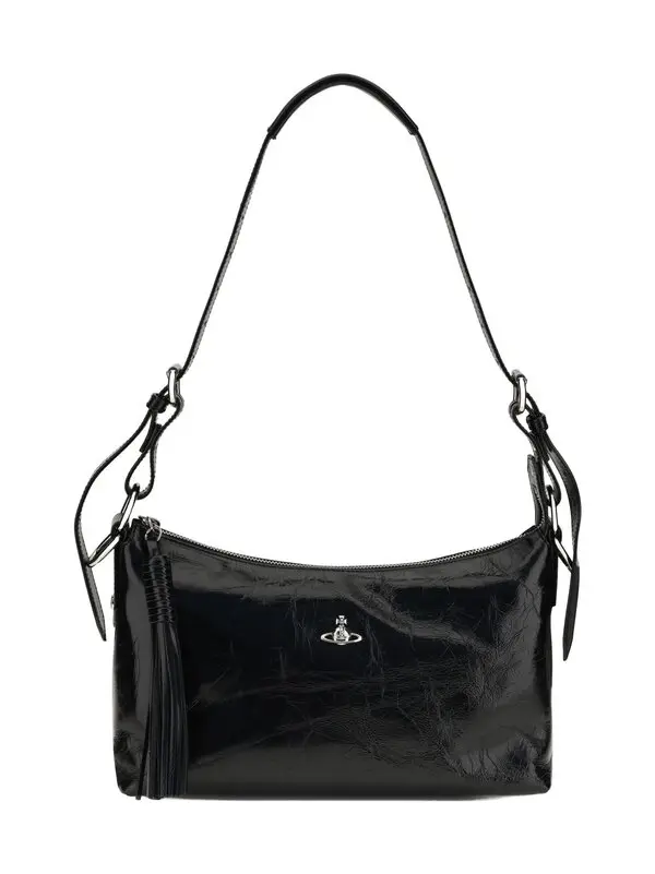 VIVIENNE WESTWOOD Emma Shoulder Bag - Black