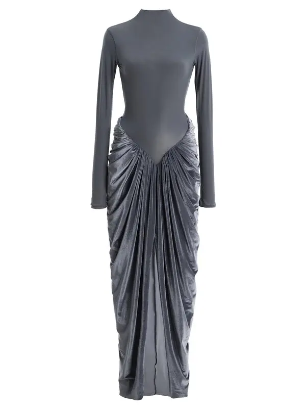MAYGEL CORONEL Borelli Jersey Maxi Dress - Grey
