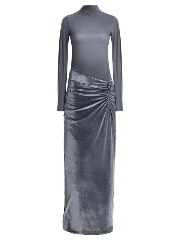 MAYGEL CORONEL Borelli Jersey Maxi Dress - Grey