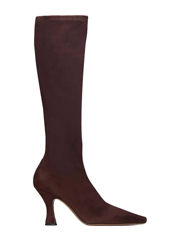 NEOUS Ran Under-the-knee Suede Boots - Brown