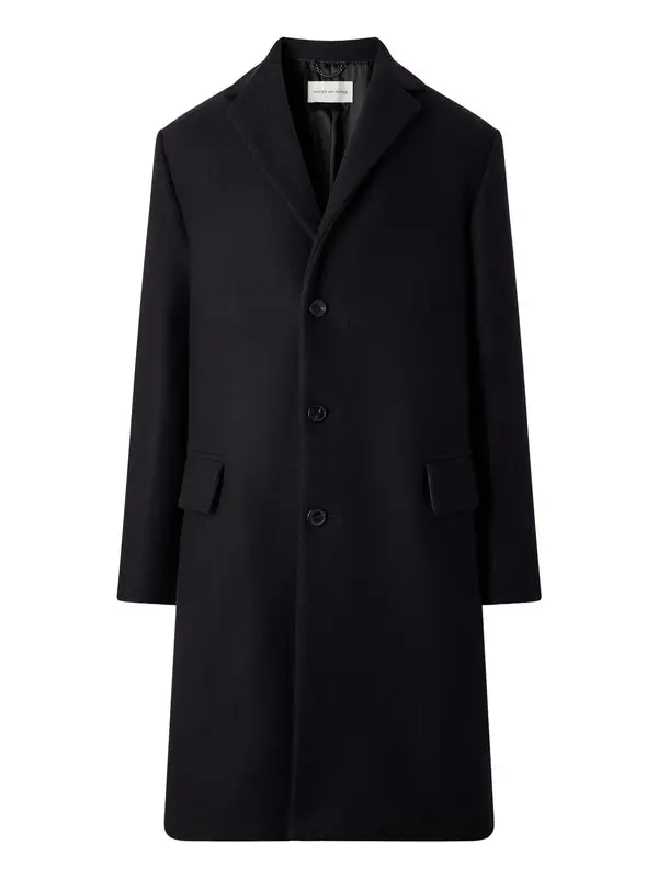Dries Van Noten Wool-blend Coat - Black