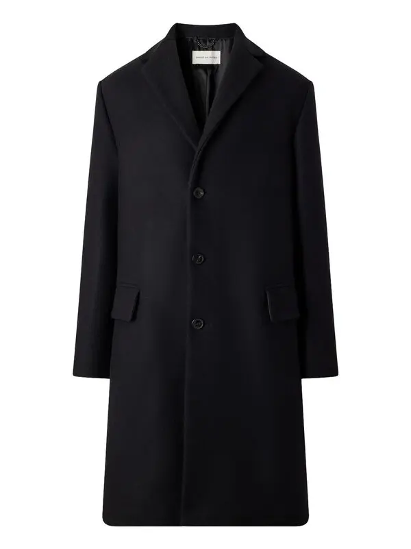 Dries Van Noten Wool-blend Coat - Black