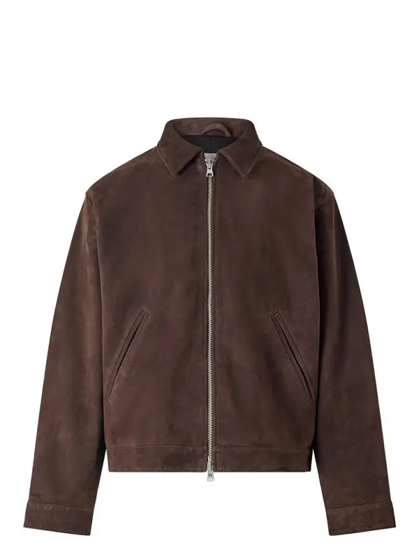 Nn07 Petrus Suede Jacket - Brown