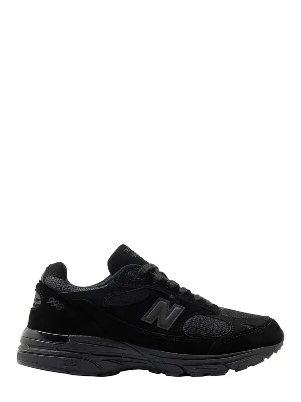 NEW BALANCE 993 Suede And Mesh Sneakers - Black
