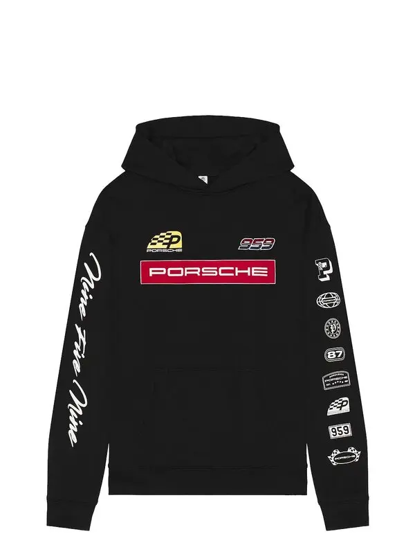 PORSCHE X Revolve Graphic Hoodie - Black Multi