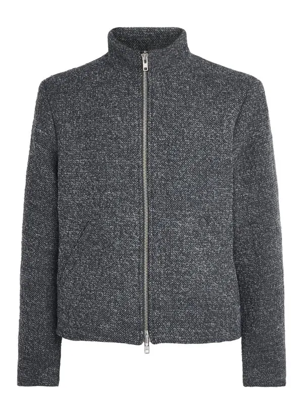WON HUNDRED Bouclé Shacket - Grey