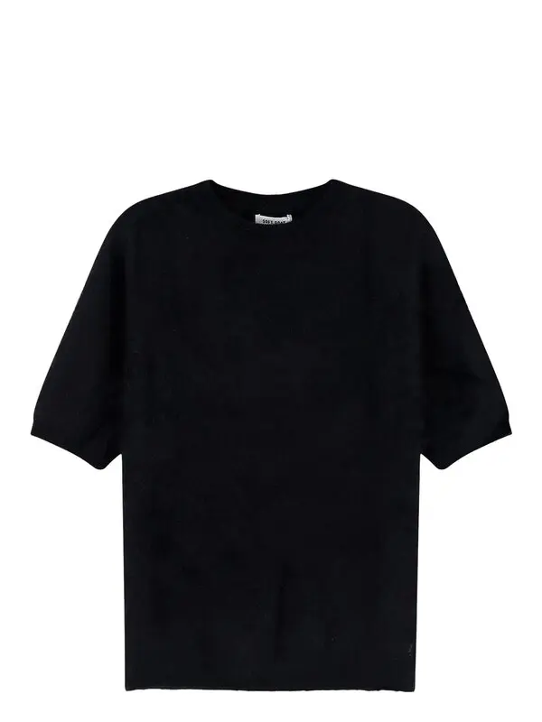 Soft Goat Cashmere Sweater - Black