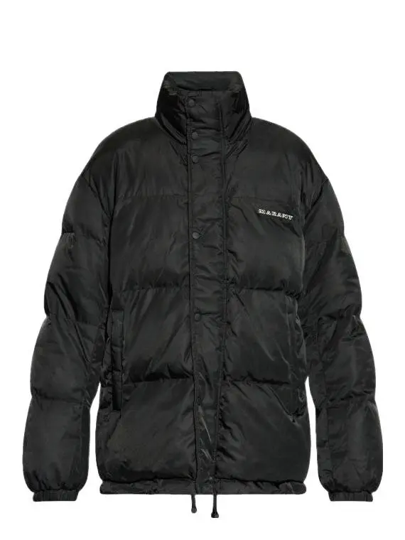 Isabel Marant Étoile Dilma Drawstring Puffer Jacket - Black