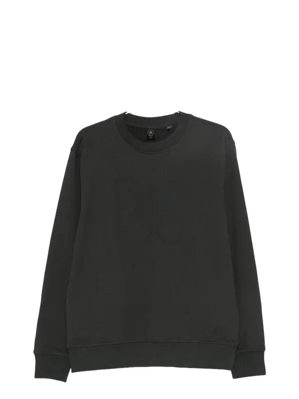 Moose Knuckles Long-sleeved Sweatshirt With Graphic Pattern - Black