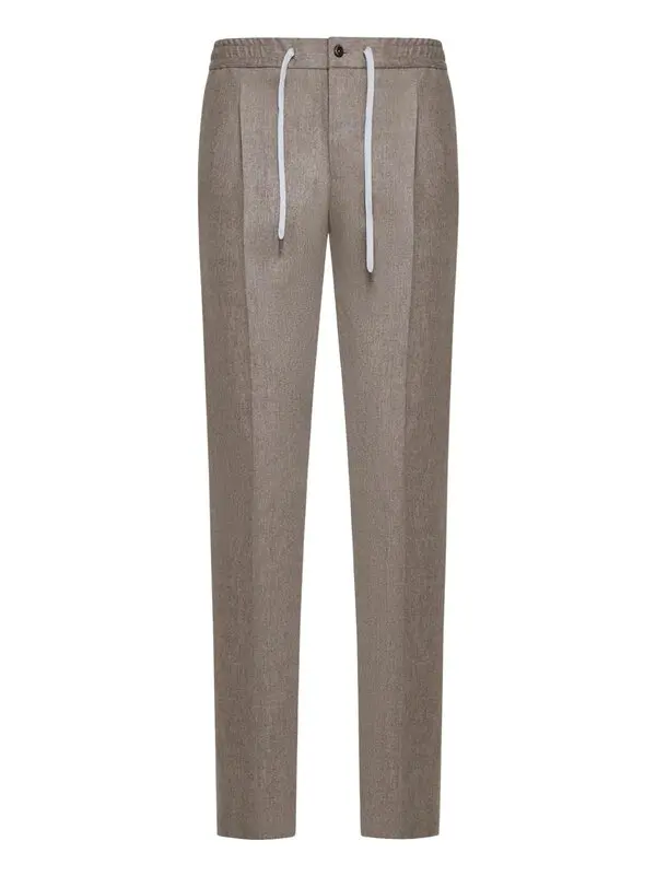 PT TORINO Pleated Trousers - Gray