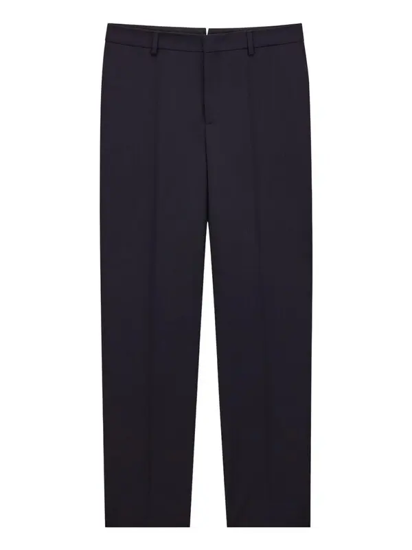 Saint Laurent Slim-fit Wool Gabardine Trousers - Ocean