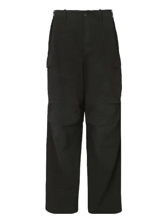 Fendi Cotton Cargo Pants - Black