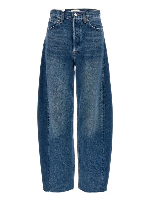 AGOLDE Luna Pieced Curve Jeans - Blue