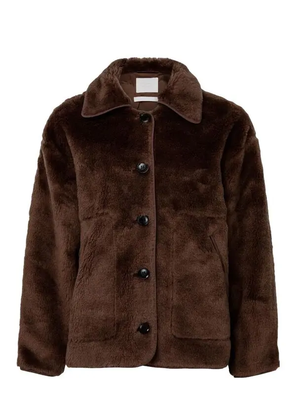 Citizens Of Humanity Astrid Sherpa Jacket - Brown