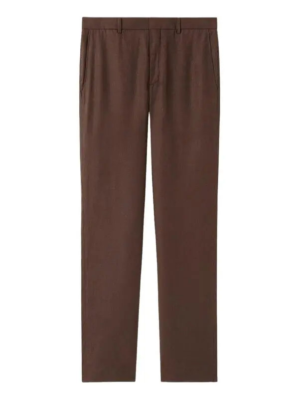 Loro Piana Jarno Linen Trousers - Carob