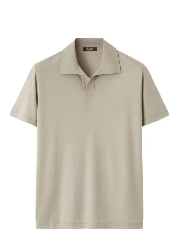 Loro Piana Como Polo Sweatshirt - Moss Haven