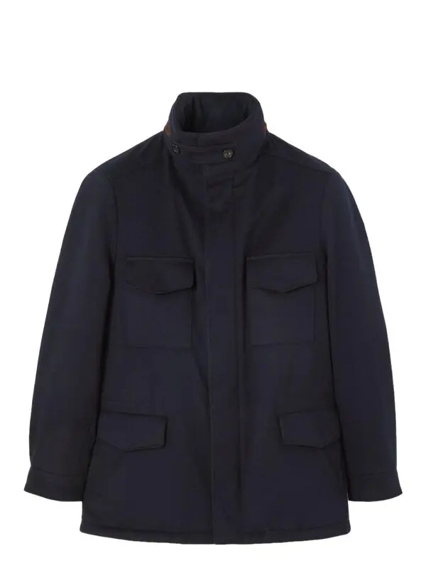 Loro Piana Traveller Field Jacket - Navy Blue