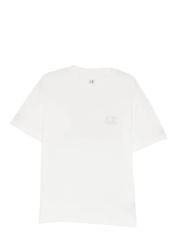 C.P. COMPANY Logo-print T-shirt - White