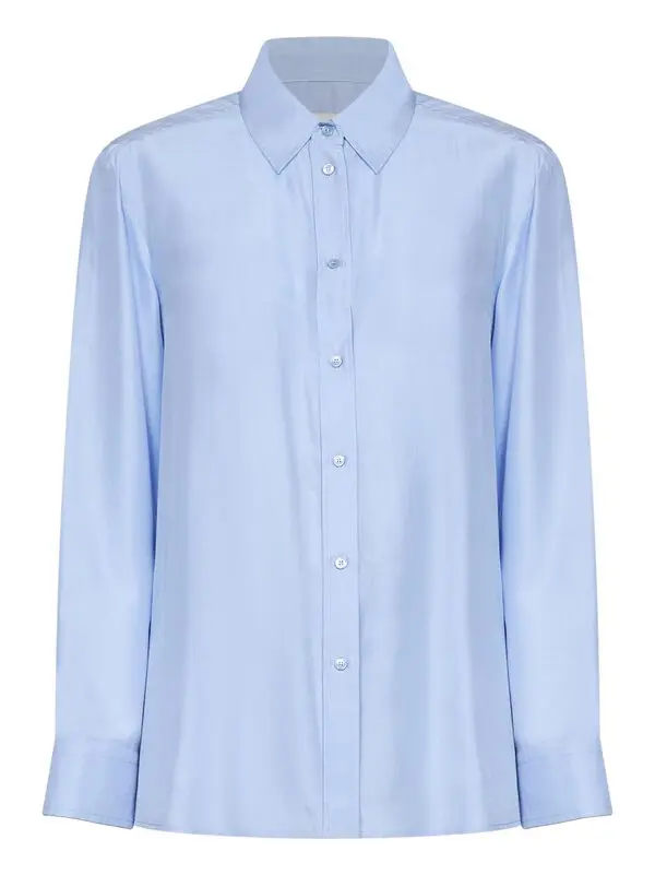 Max Mara Long-sleeved Shirt - Blue