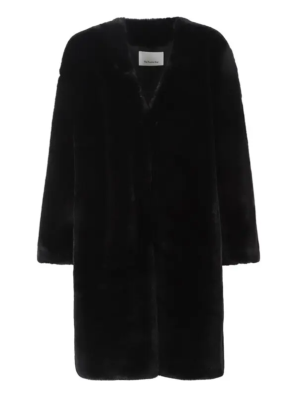 THE FRANKIE SHOP Fur Jacket - Black