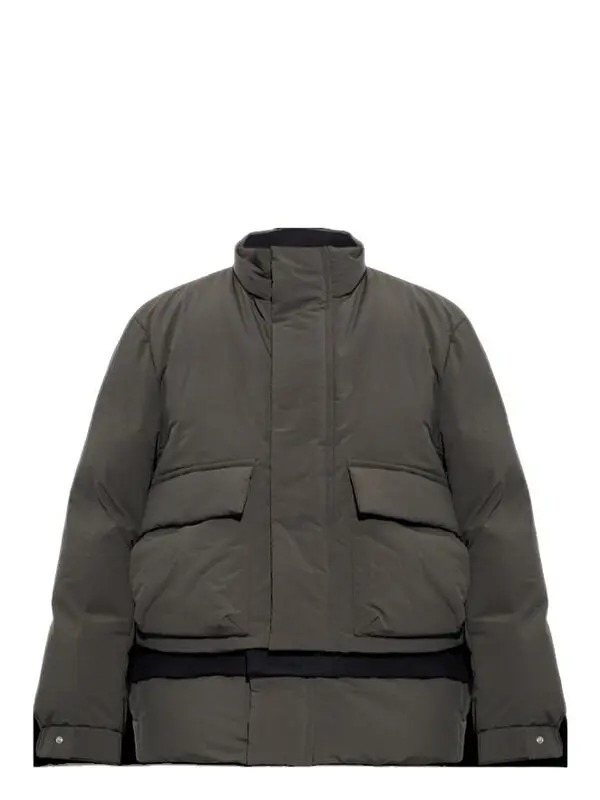 Sacai Long-sleeved Padded Jacket - Grey