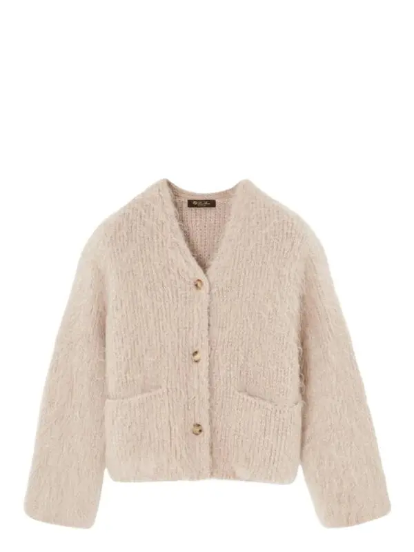 Loro Piana V-neck Cardigan With Horn Buttons - Storm's