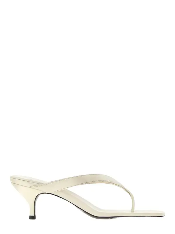 Miu Miu Thong High-heeled Sandals - Nude