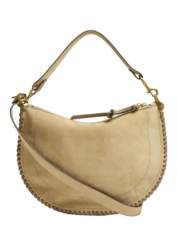 Isabel Marant Étoile Oskan Soft Zipped Shoulder Bag By - Nude