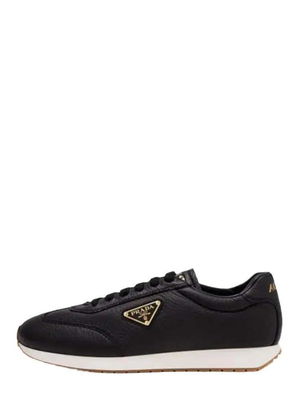 Prada Lace-up Casual Sneakers - Black