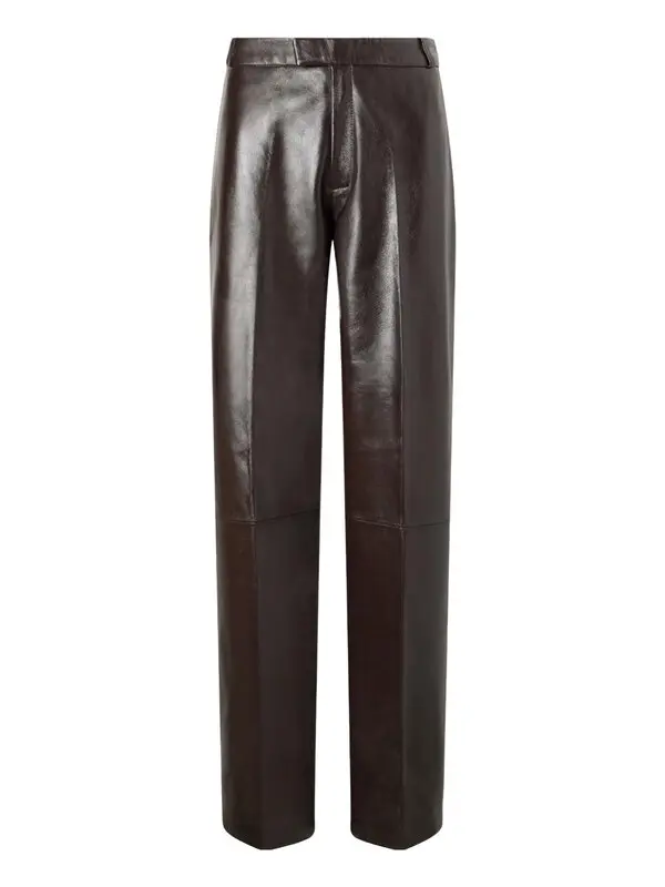 ARMA Palermo Leather Straight-leg Pants - No