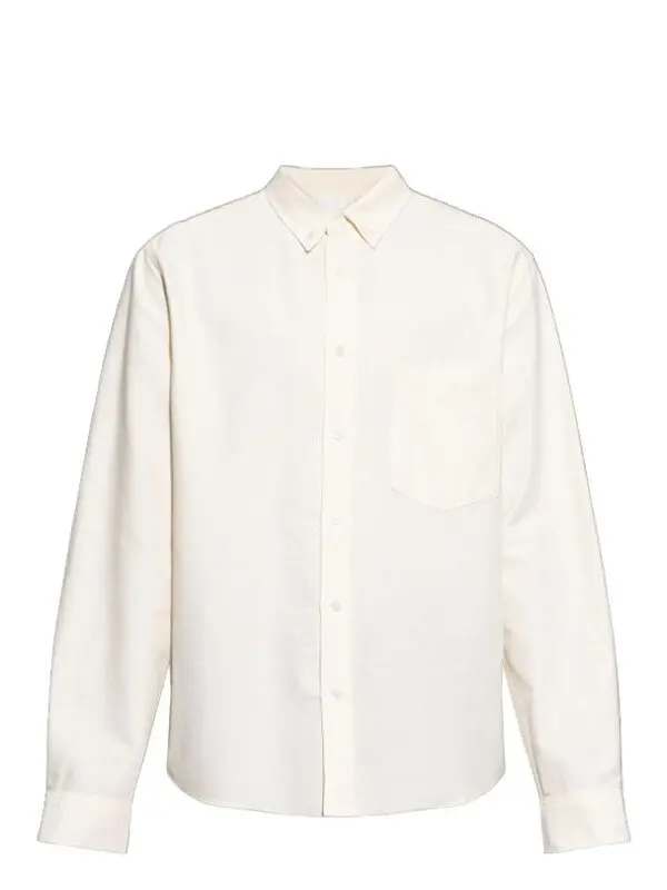 Isabel Marant Étoile Jasolo Logo Embroidered Long-sleeve Shirt - White
