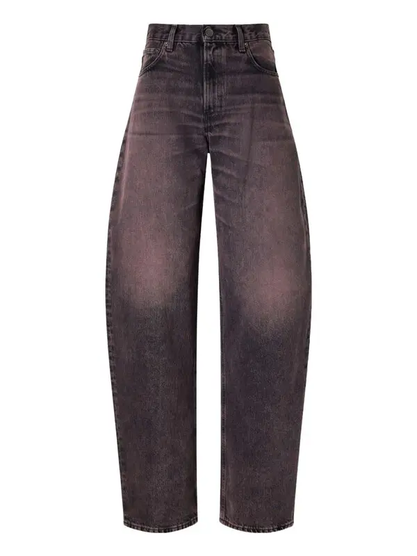 HAIKURE Bibi High-rise Wide-leg Jeans - Black